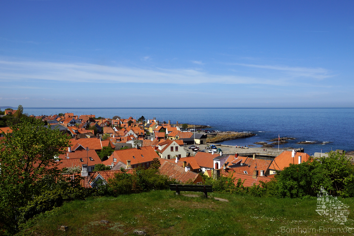 Gudhjem, Insel Bornholm (Dänemark) - Bornholms heimliche Hauptstadt ...